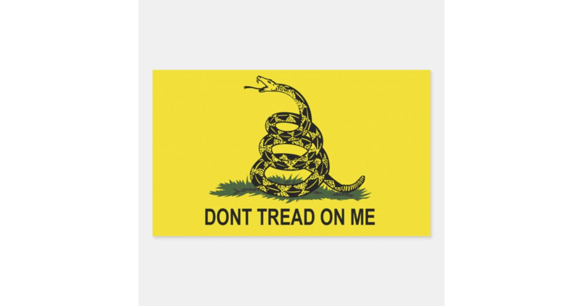 Gadsden Flag sticker | Zazzle