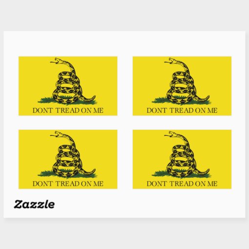 Gadsden Flag Stickers | Zazzle