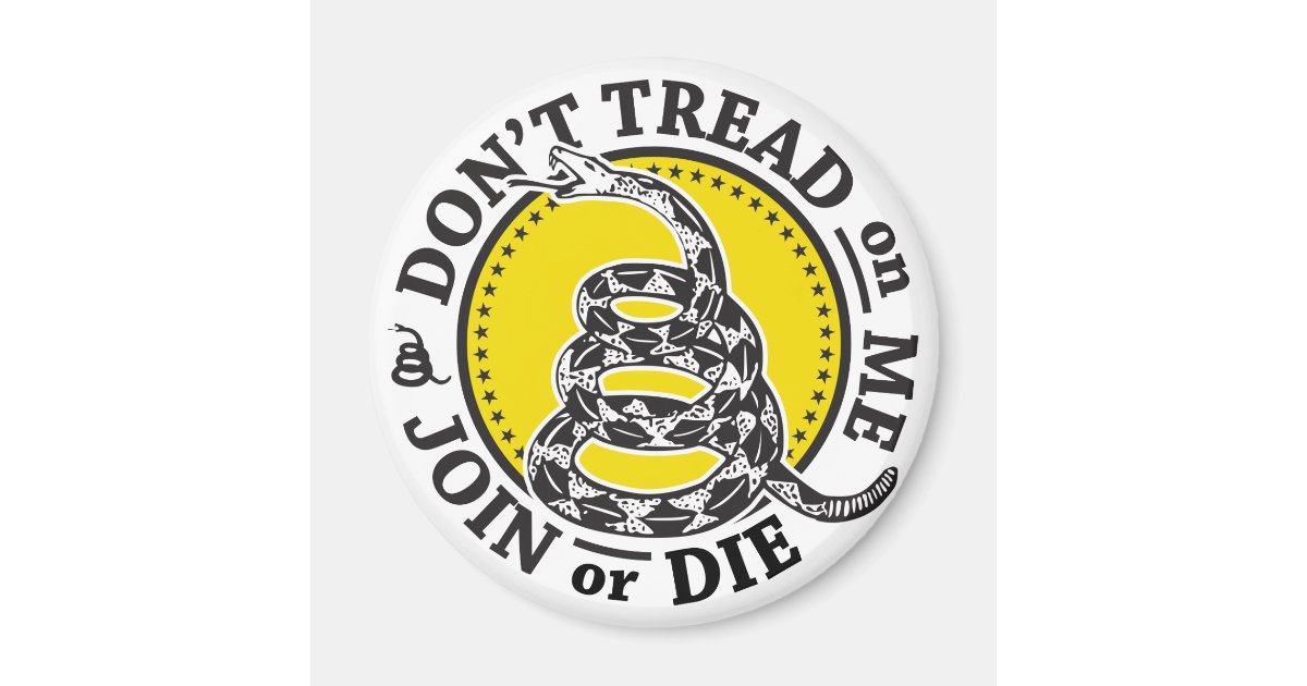 Gadsden Snake Crest Magnet | Zazzle
