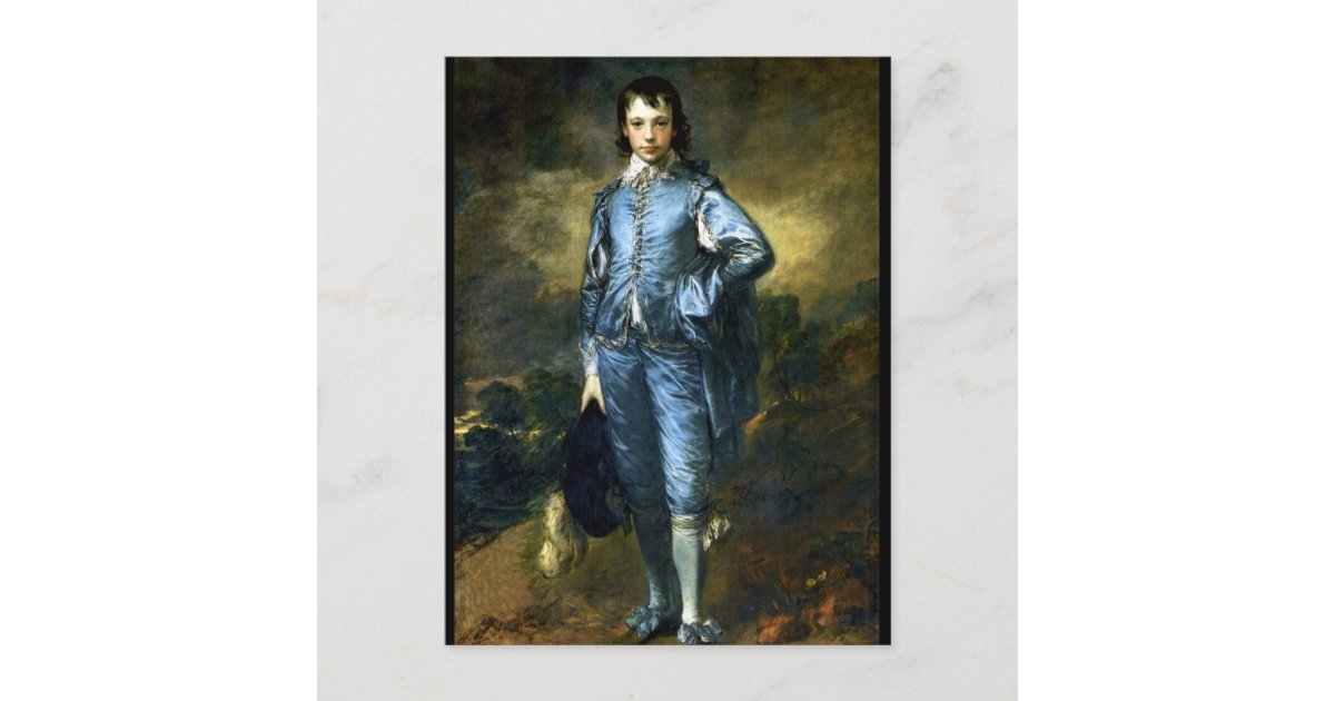 Gainsborough - The Blue Boy Postcard | Zazzle