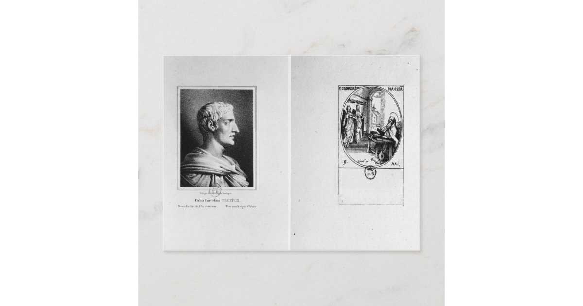 Gaius Cornelius Tacitus engraved by Julien Postcard | Zazzle