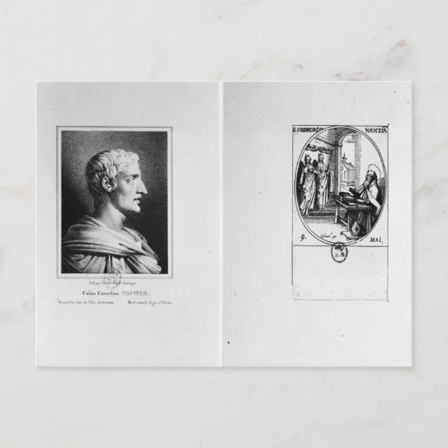 Gaius Cornelius Tacitus engraved by Julien Postcard | Zazzle