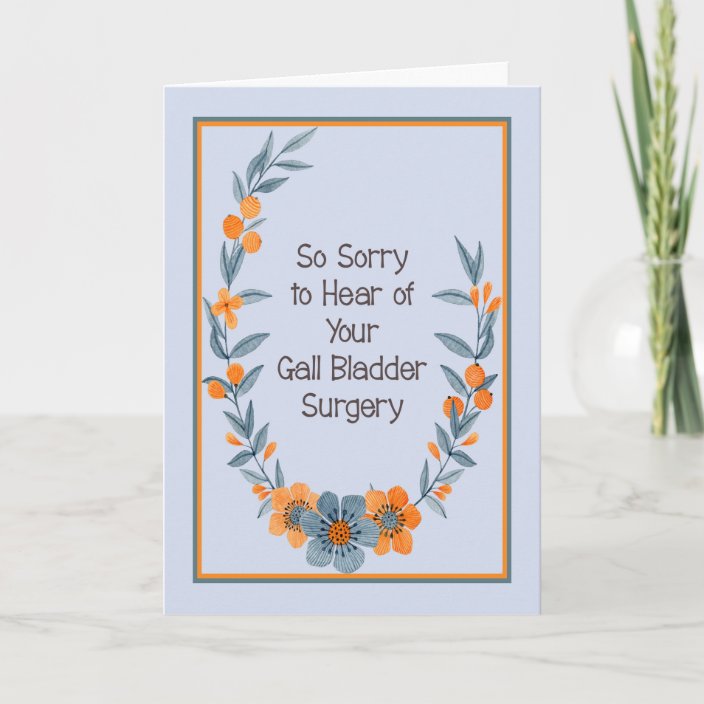 Gal Bladder Surgery Get Well Card | Zazzle.com