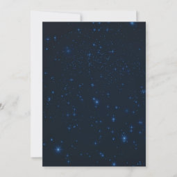 Gala Night Starry Night Sky Invitation | Zazzle