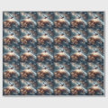 Galactic Breakdance Explosion in Deep Space Wrapping Paper | Zazzle