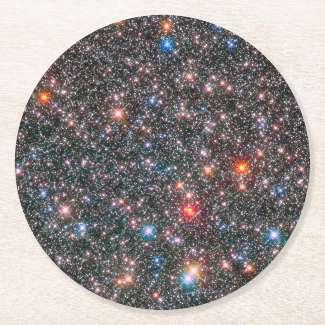 Galactic Bulge Of The Milky Way. Round Paper Coaster | Zazzle