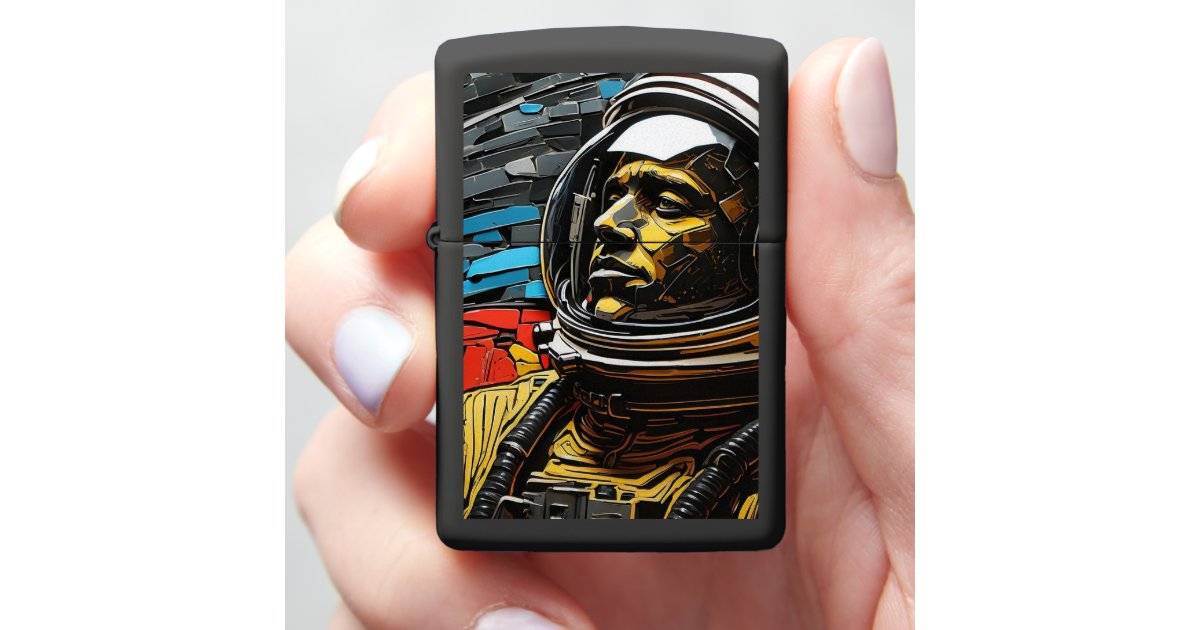 Galactic Dreams: Retro Space Art Zippo Lighter | Zazzle