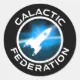 Galactic Federation Logo Classic Round Sticker | Zazzle