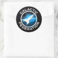 Galactic Federation Logo Classic Round Sticker | Zazzle