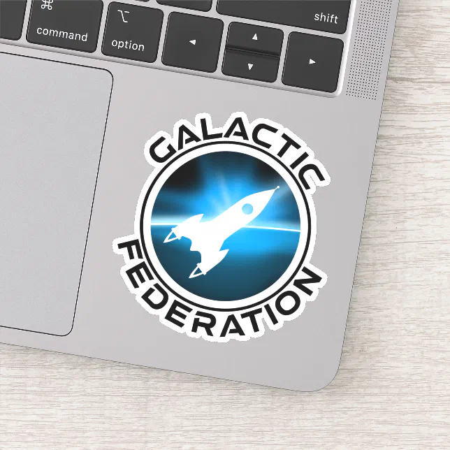 Galactic Federation Logo Sticker | Zazzle