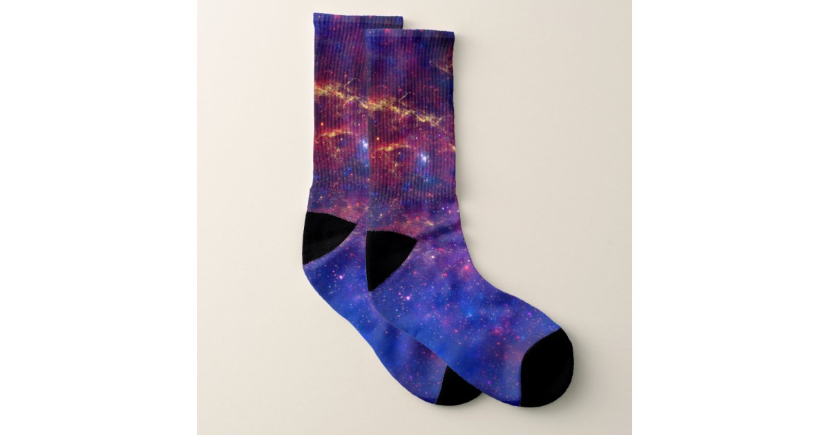 Galactic Outer Space Nebula Astronomy Science Geek Socks | Zazzle.com