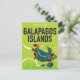 Galapagos Islands vintage travel poster art. Postcard | Zazzle