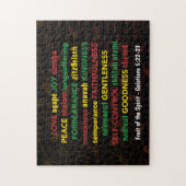 GALATIANS 5:22-23 Fruit of the Spirit Christian Jigsaw Puzzle | Zazzle