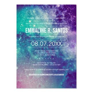 Galaxy Invitations & Announcements | Zazzle