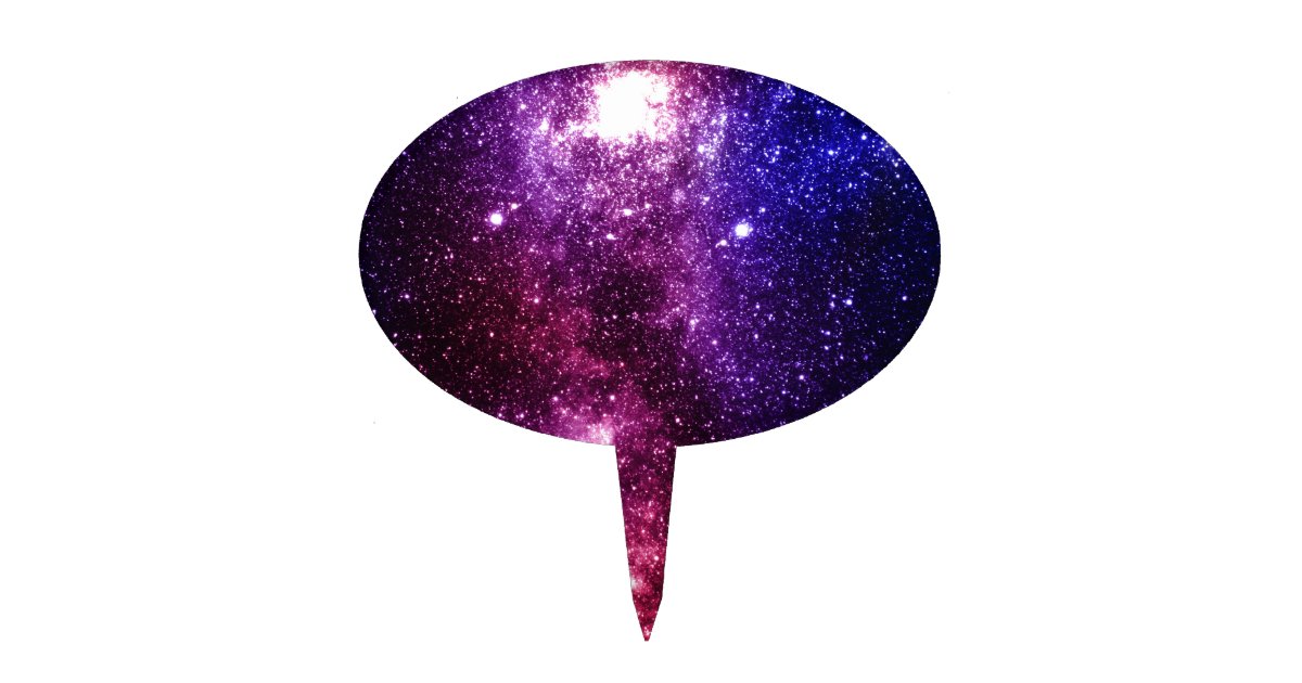 Galaxy Cake Topper | Zazzle
