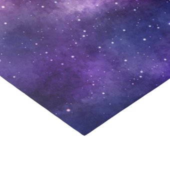 Galaxy Celestial Stars Blue & Purple Space Nebula Tissue Paper | Zazzle