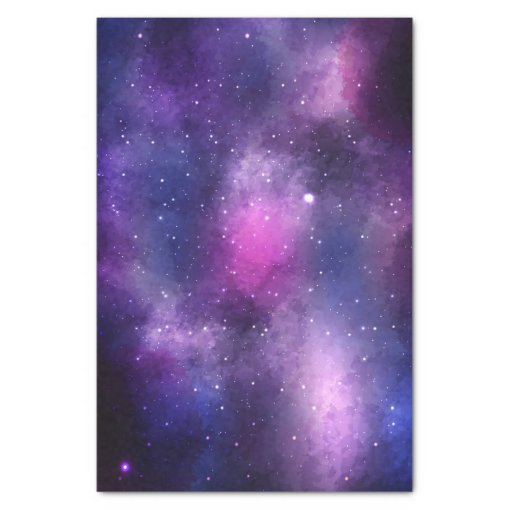 Galaxy Celestial Stars Blue & Purple Space Nebula Tissue Paper | Zazzle