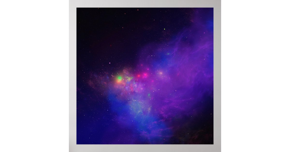 Galaxy Deep Space Poster | Zazzle