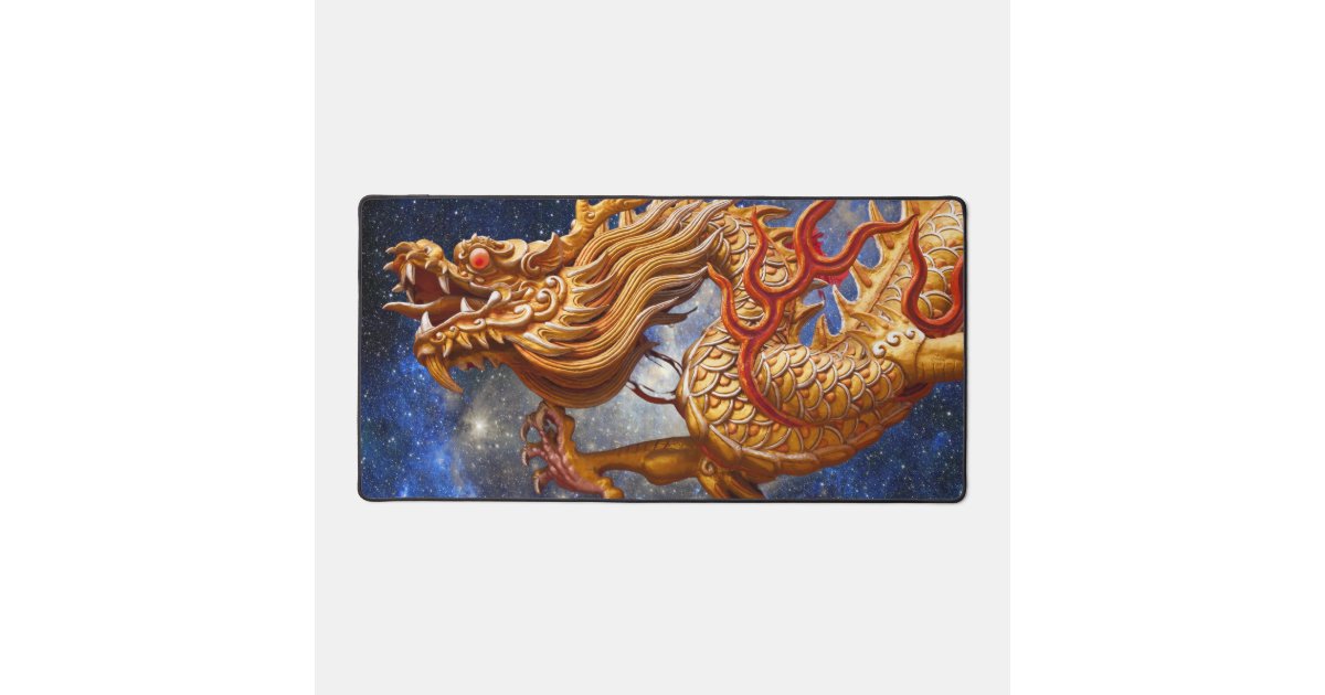 Galaxy Dragon Desk Mat | Zazzle