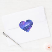 Galaxy Heart Sticker | Zazzle