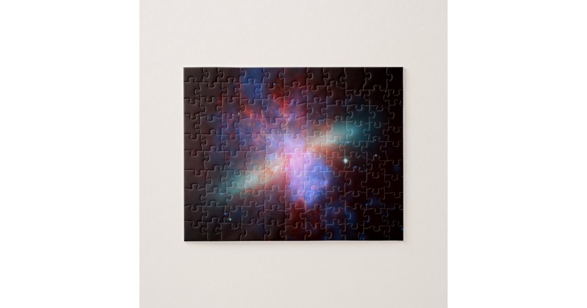 Galaxy M82 Hubble NASA Jigsaw Puzzle | Zazzle