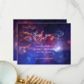 Galaxy Nebula Funeral Bereavement Thank You Card | Zazzle