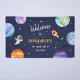 Galaxy Outer Space Birthday Watercolor Welcome Banner | Zazzle