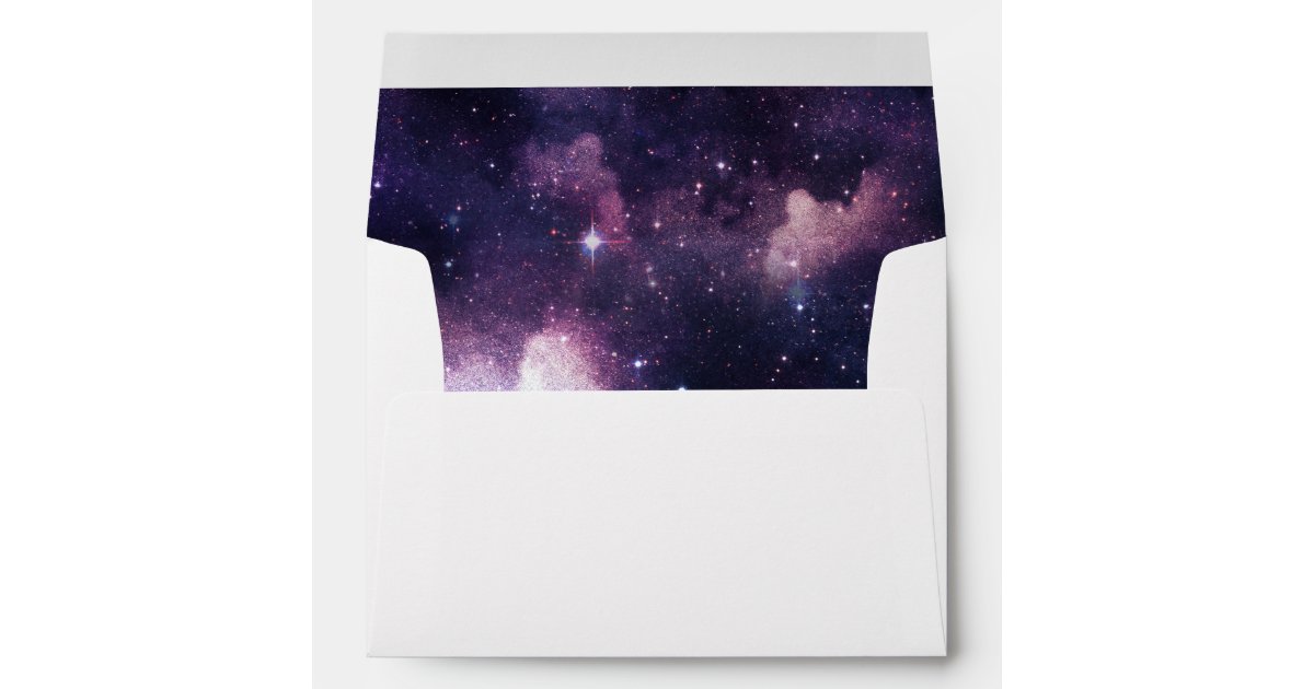 Galaxy Outer Space Envelope | Zazzle