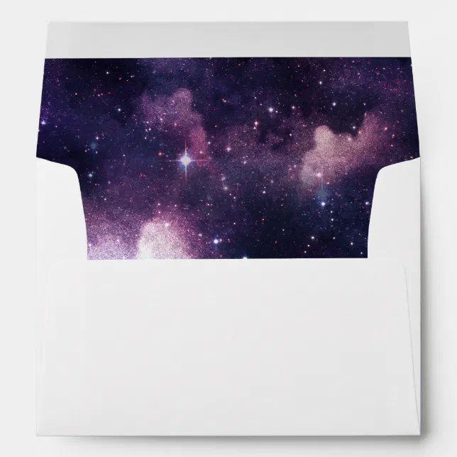 Galaxy Outer Space Envelope | Zazzle