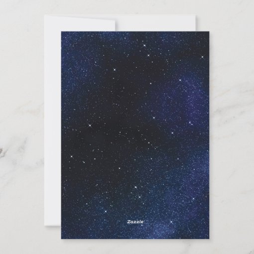 Galaxy Planets Solar System Outer Space Birthday Invitation | Zazzle