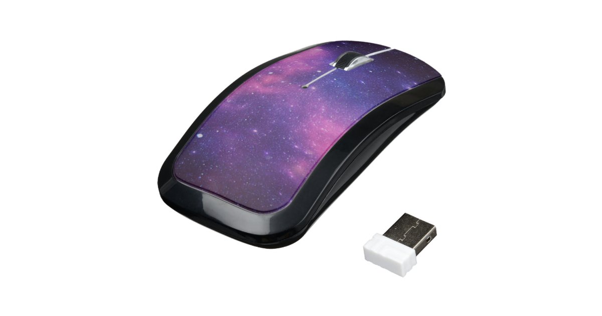 Galaxy Print Wireless Mouse | Zazzle