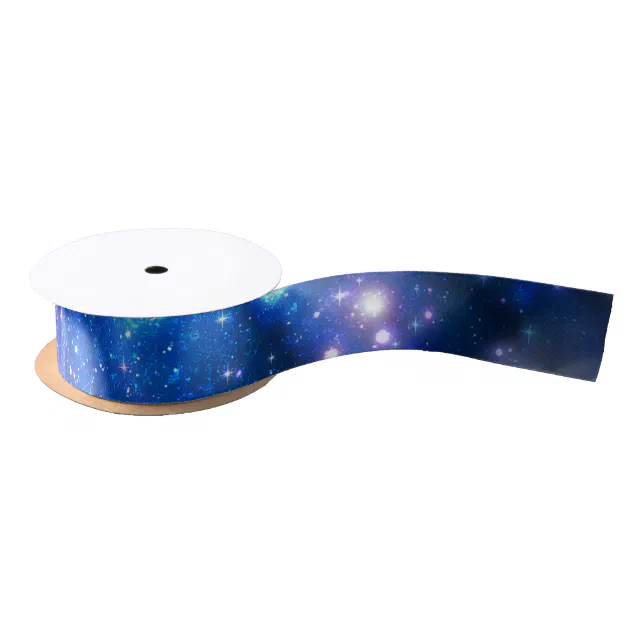 Galaxy Satin Ribbon | Zazzle