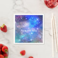 Galaxy Space Birthday Party Napkins | Zazzle