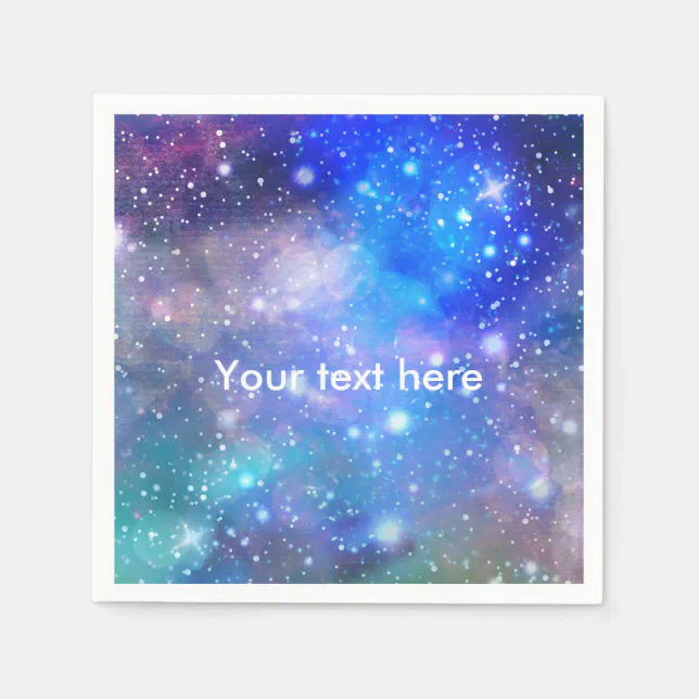 Galaxy Space Birthday Party Napkins | Zazzle