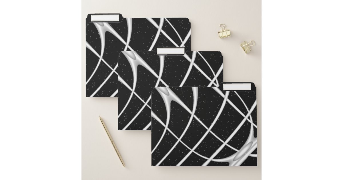 Galaxy Space Design File Folder | Zazzle