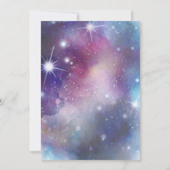 Galaxy Stars and Outer Space Wedding Invitation | Zazzle