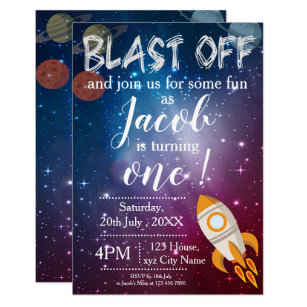 Galaxy Invitations | Zazzle