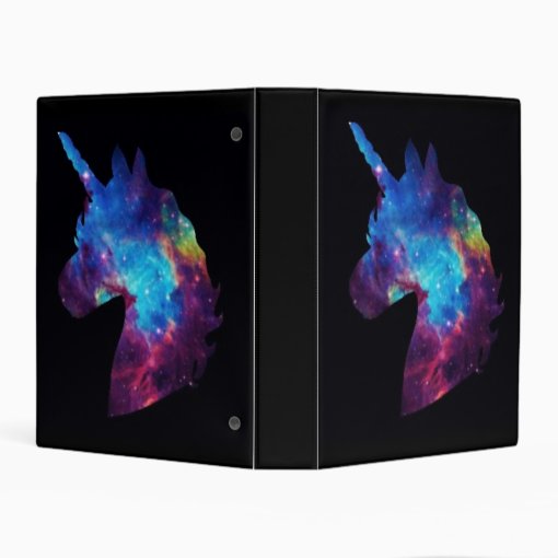 Galaxy Unicorn binder | Zazzle