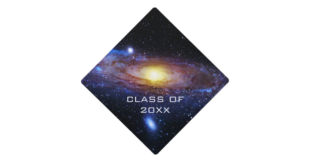 Galaxy Unknown Graduation Cap Topper | Zazzle