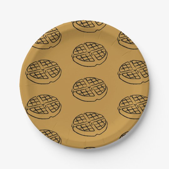 Galentines Day Waffle Paper Plates | Zazzle.com