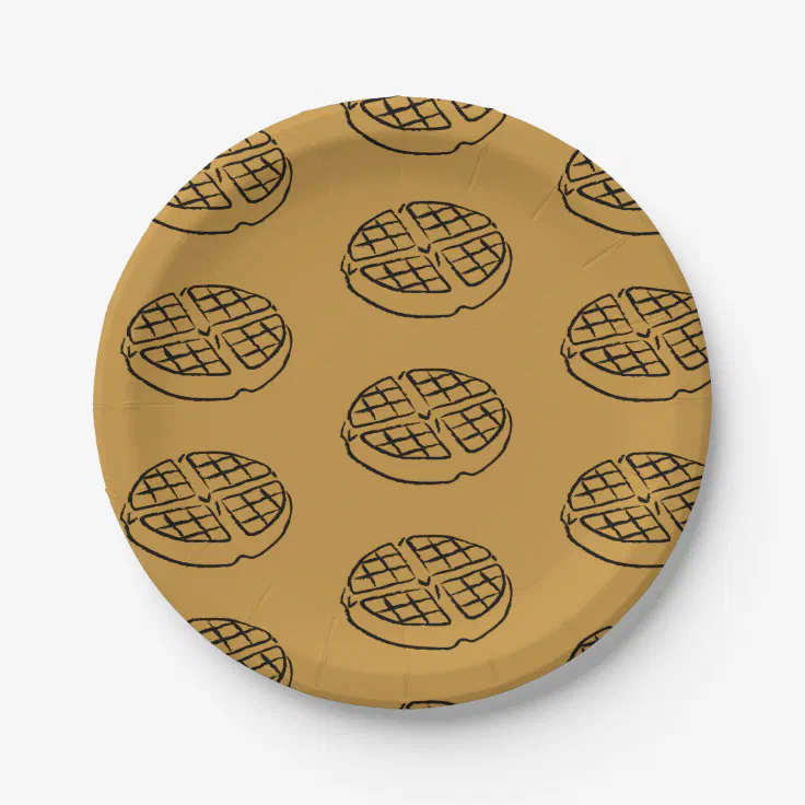 Galentines Day Waffle Paper Plates | Zazzle