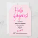 Galentine's Day xoxo pink custom Hello gorgeous! Invitation | Zazzle