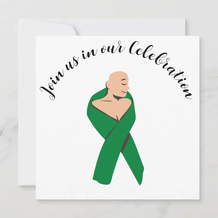 Gall bladder Cancer End of Chemo Party Invitation | Zazzle