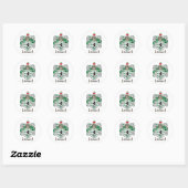 GALLAGHER FAMILY CREST - GALLAGHER COAT OF ARMS CLASSIC ROUND STICKER ...