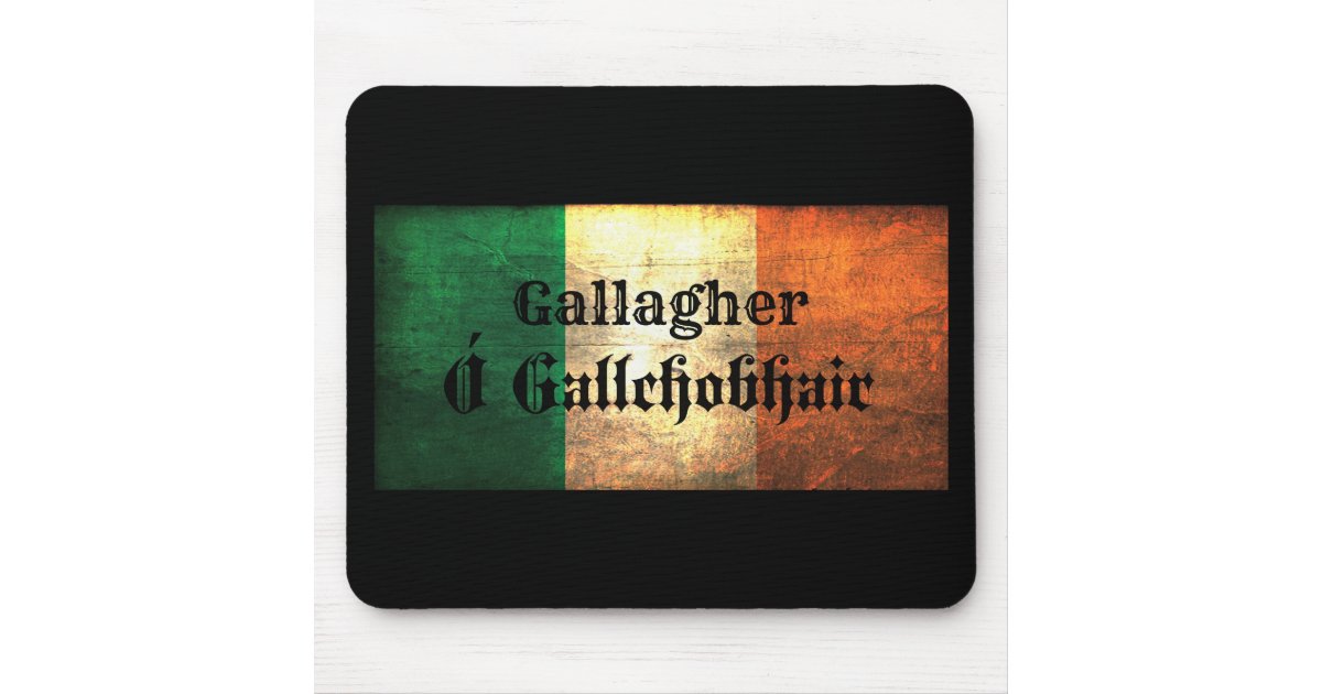 Gallagher Irish Flag Mouse Pad | Zazzle