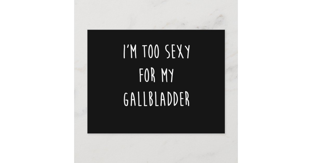 Gallbladder Removal Surgery Gift Design Postcard | Zazzle