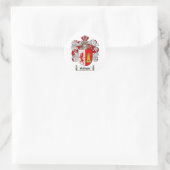 GALLEGOS FAMILY CREST - GALLEGOS COAT OF ARMS CLASSIC ROUND STICKER ...
