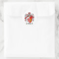 GALLEGOS FAMILY CREST - GALLEGOS COAT OF ARMS CLASSIC ROUND STICKER ...
