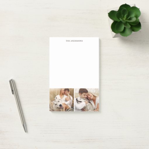 Gallery of 2 Personalized Photo Post-it Notes | Zazzle