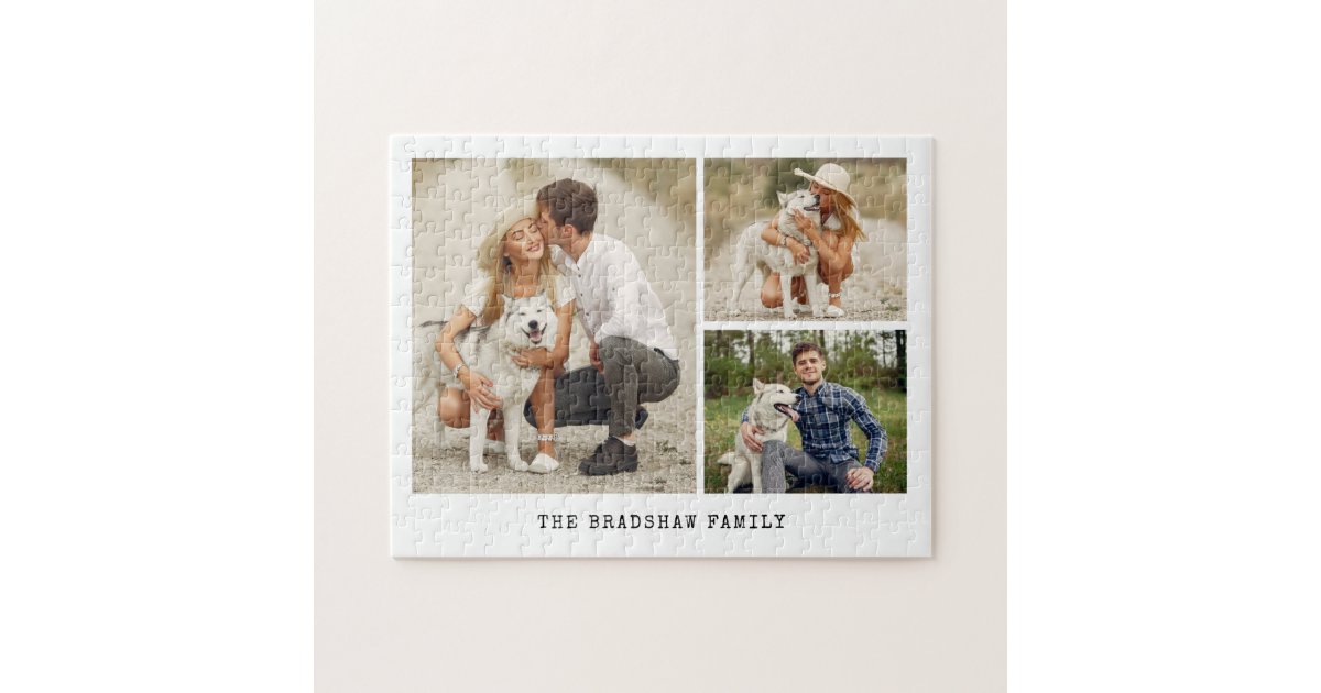 Gallery of 3 Personalized Photo Jigsaw Puzzle | Zazzle